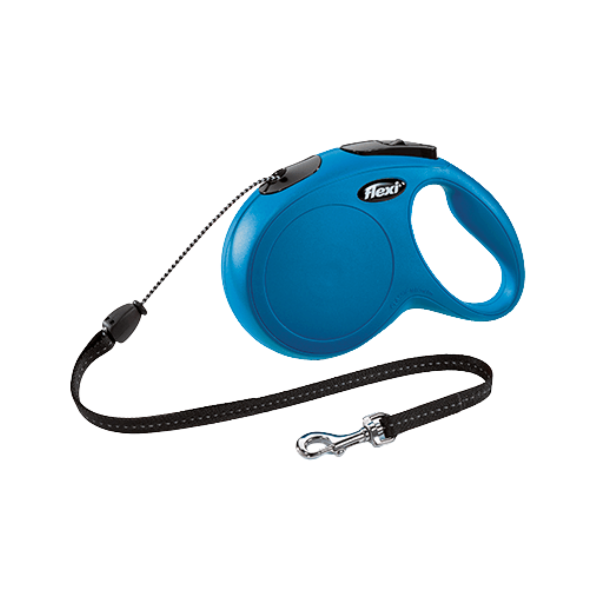 Flexi Correa Retractil New Classic Mediana Color Azul