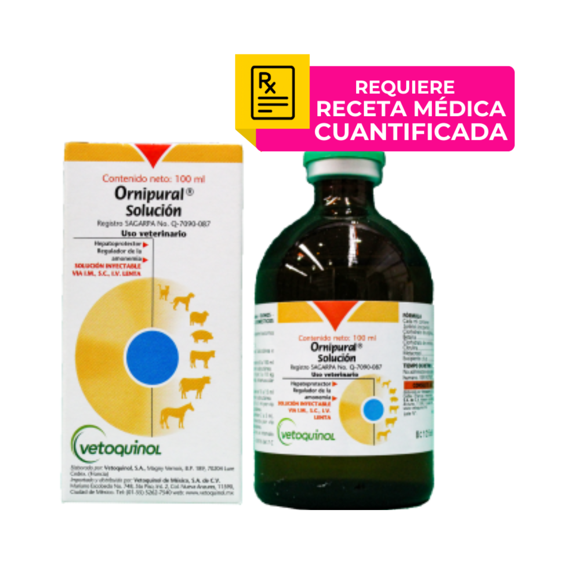 Ornipural Solución Inyectable 100 ml