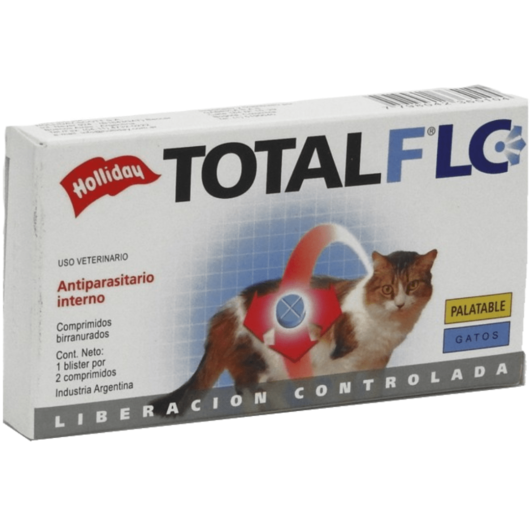 Total Full LC Gatos 1 Blister de 2 Comprimidos Palatables