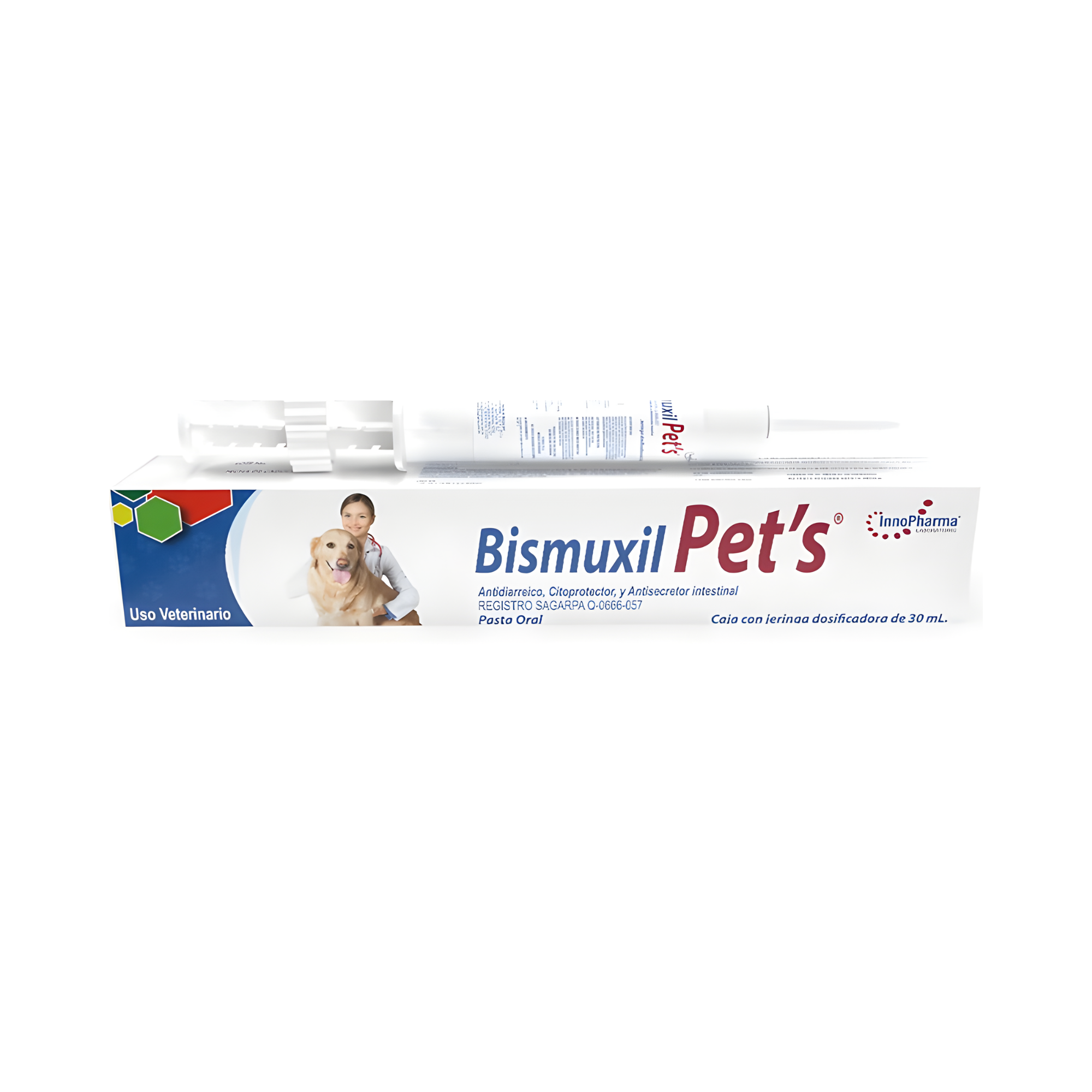 Bismuxil Pet´s 10 mg Pasta Oral en Jeringa 30 ml Innopharma