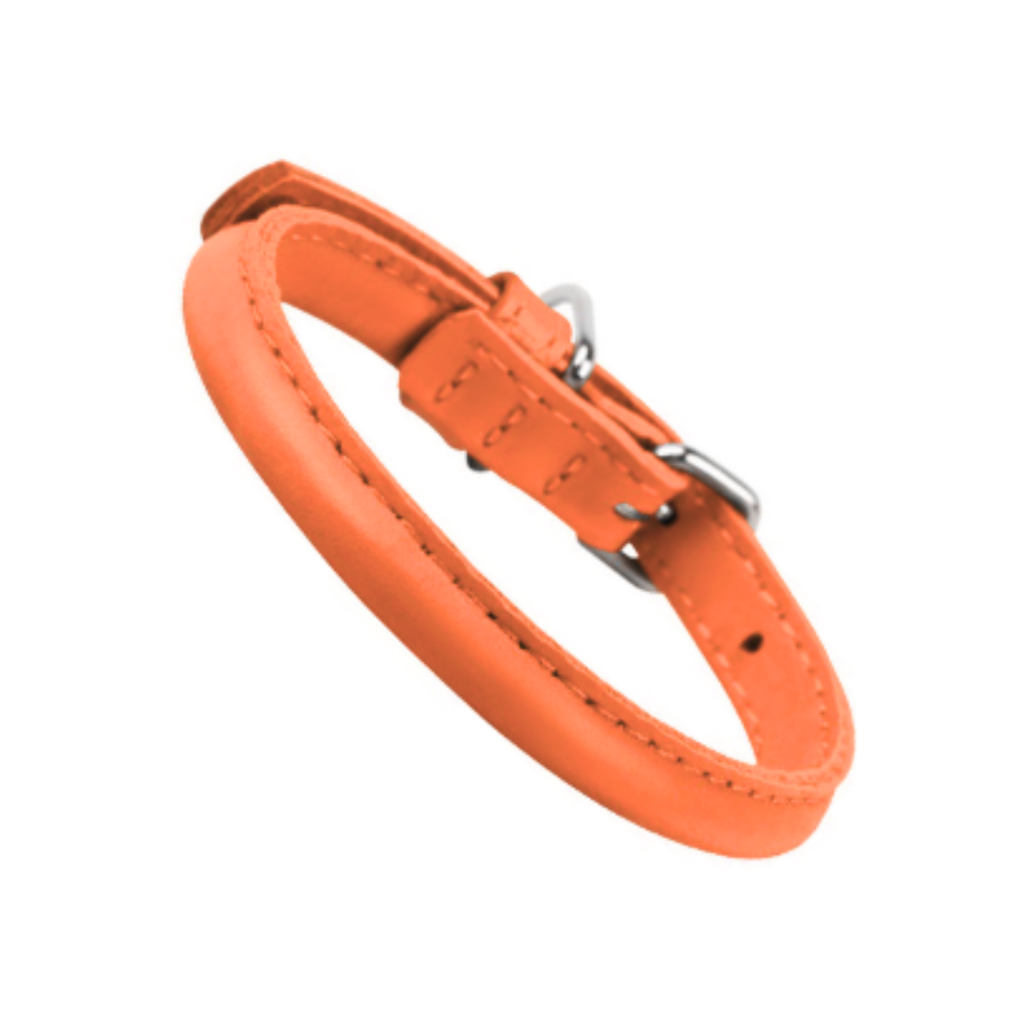 Glamour Collar Redondo Color Naranja Talla Chico