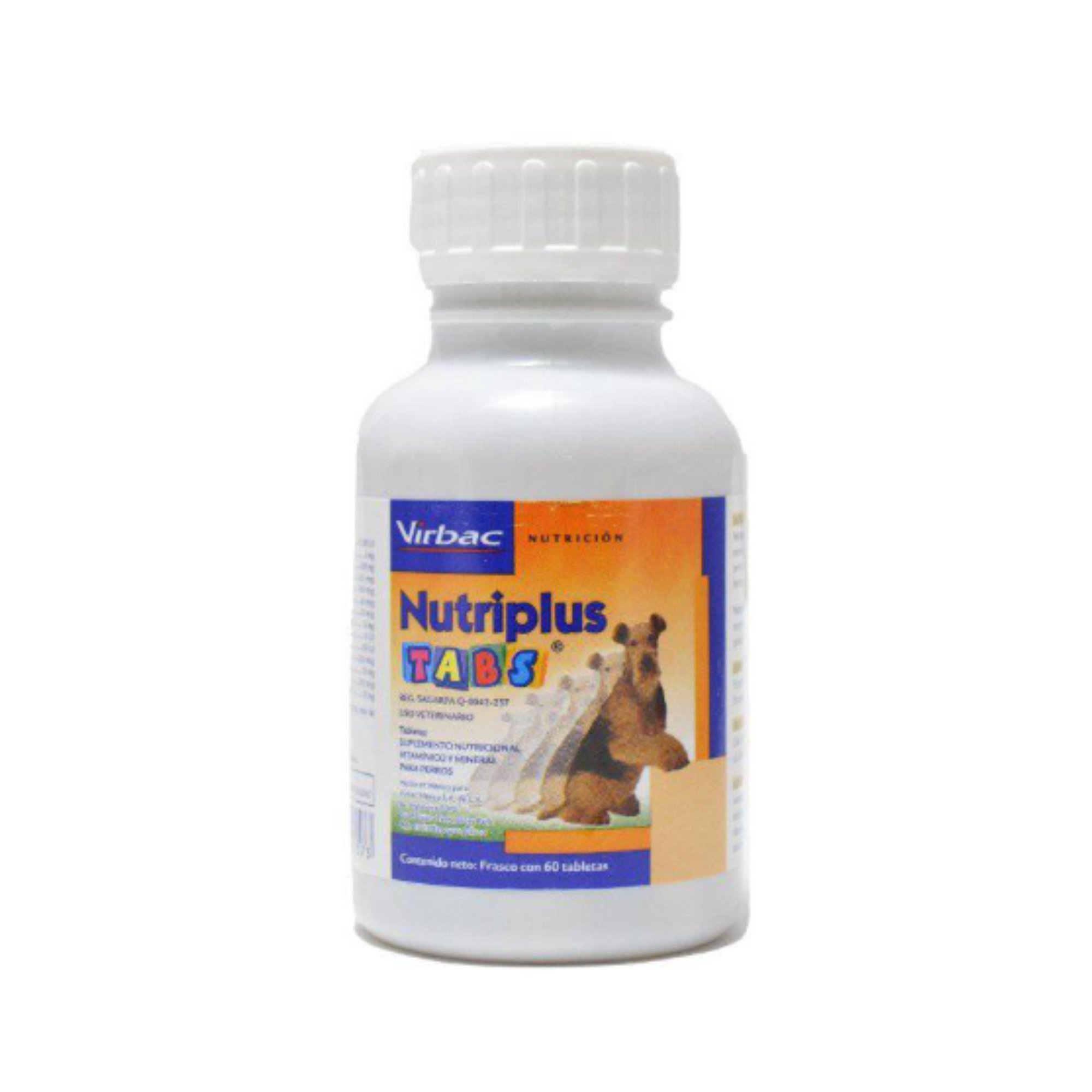 Virbac Nutriplus Tabs, Suplemento Nutricional para Perros
