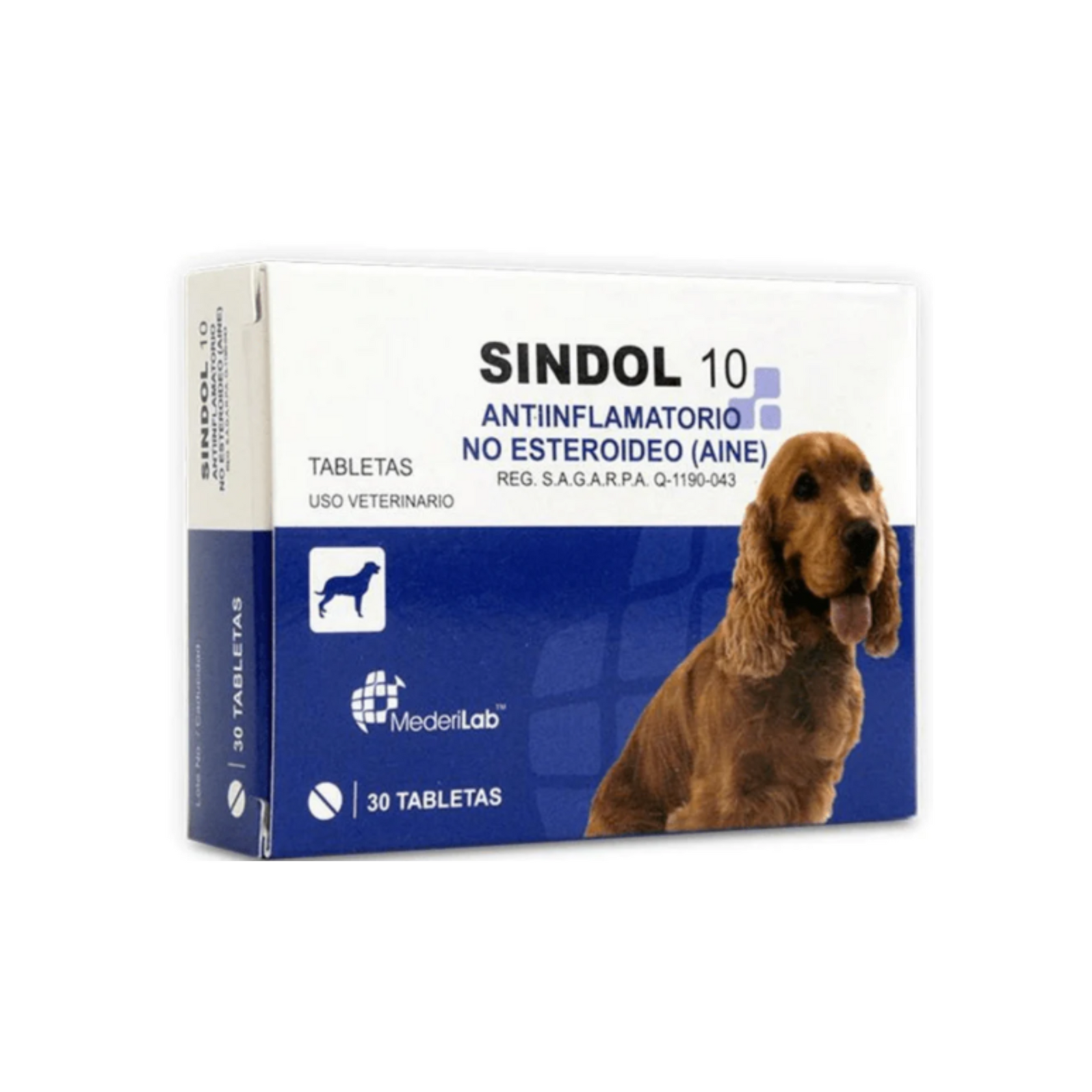 Sindol 10 Caja con 30 Tabletas, Mederilab