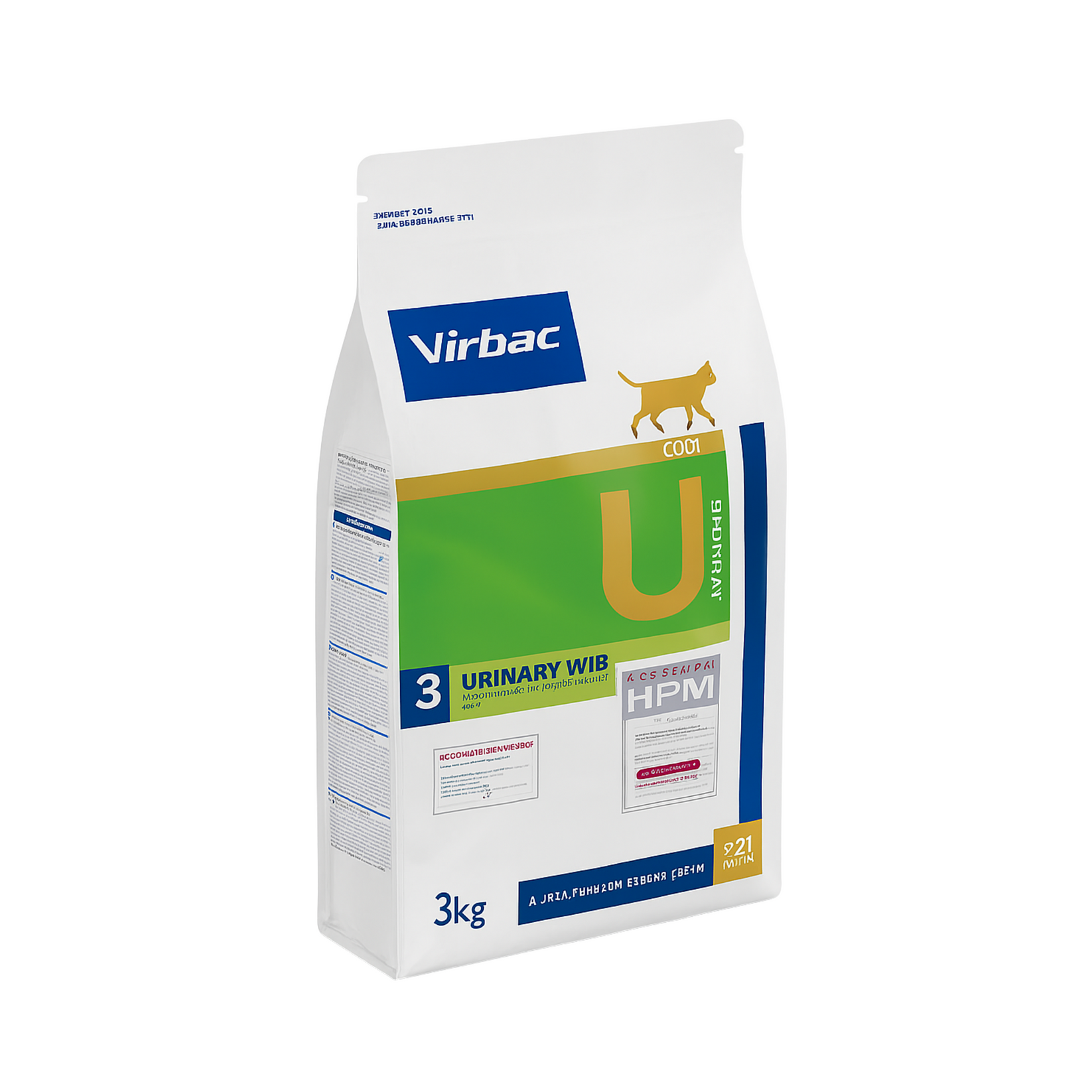 Virbac Urinary Gatos HPM Prescripción Wib 3 Kg.