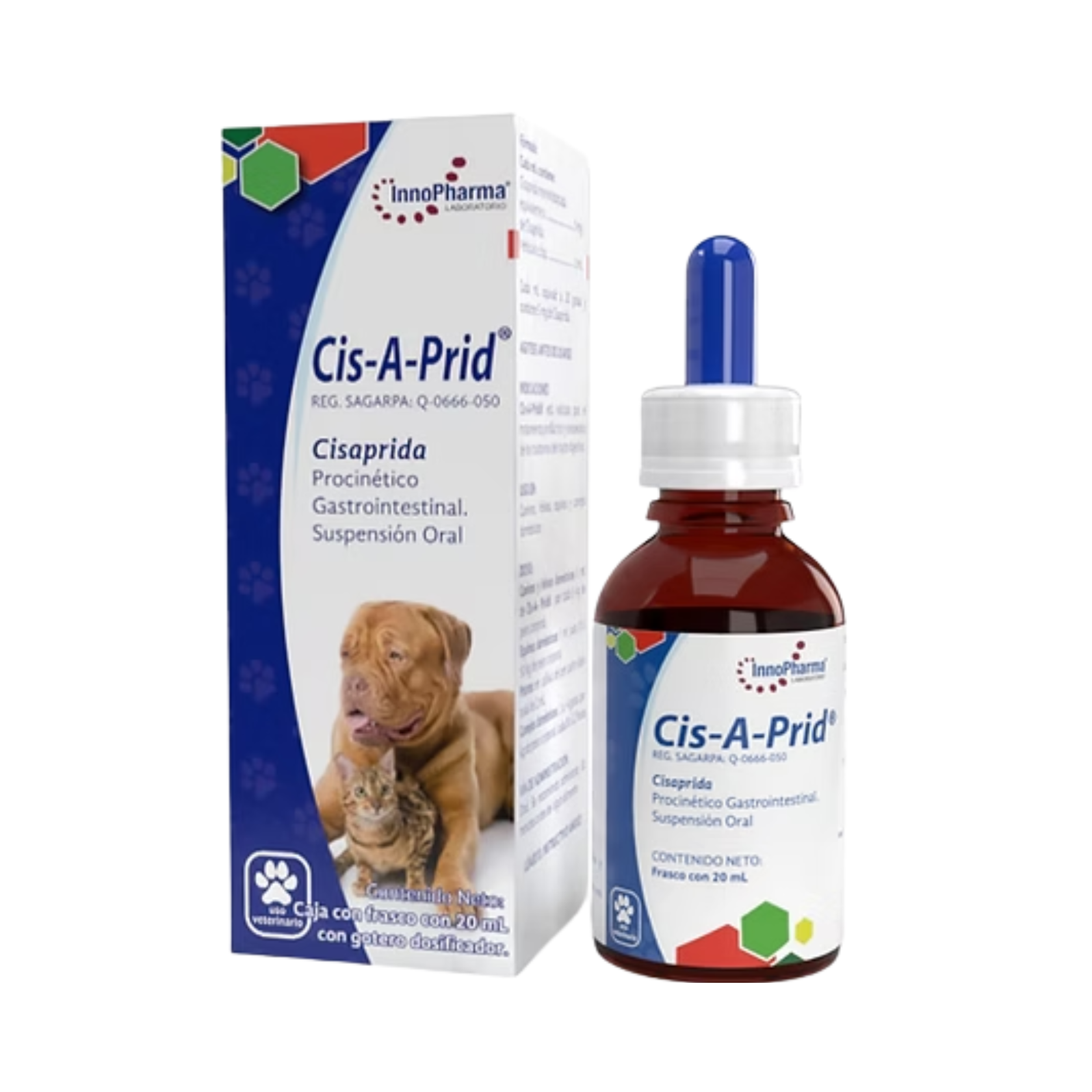 Cis-a-Prid Cisaprida 5 mg 25 ml | Procinético Perro y Gato
