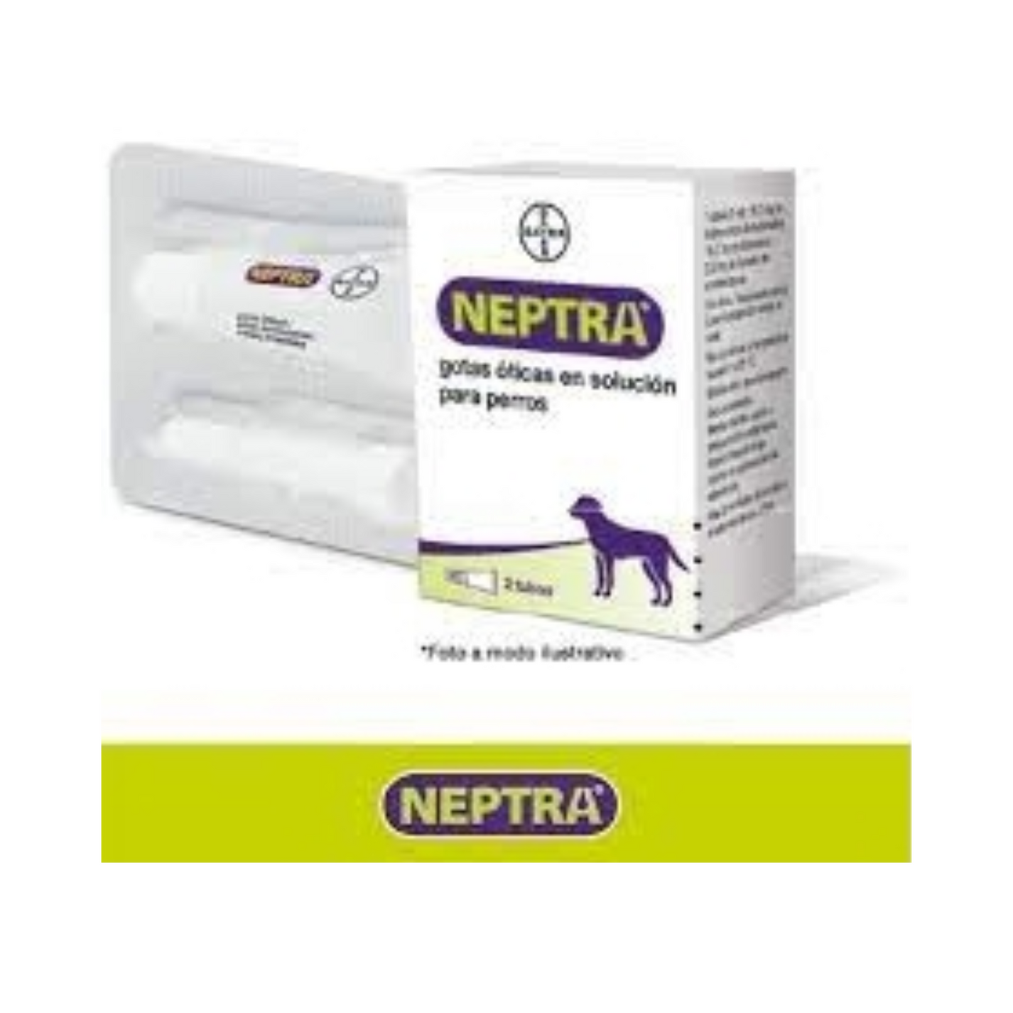 Neptra Solución Ótica 2 Pipetas de 1 Ml c/u Elanco