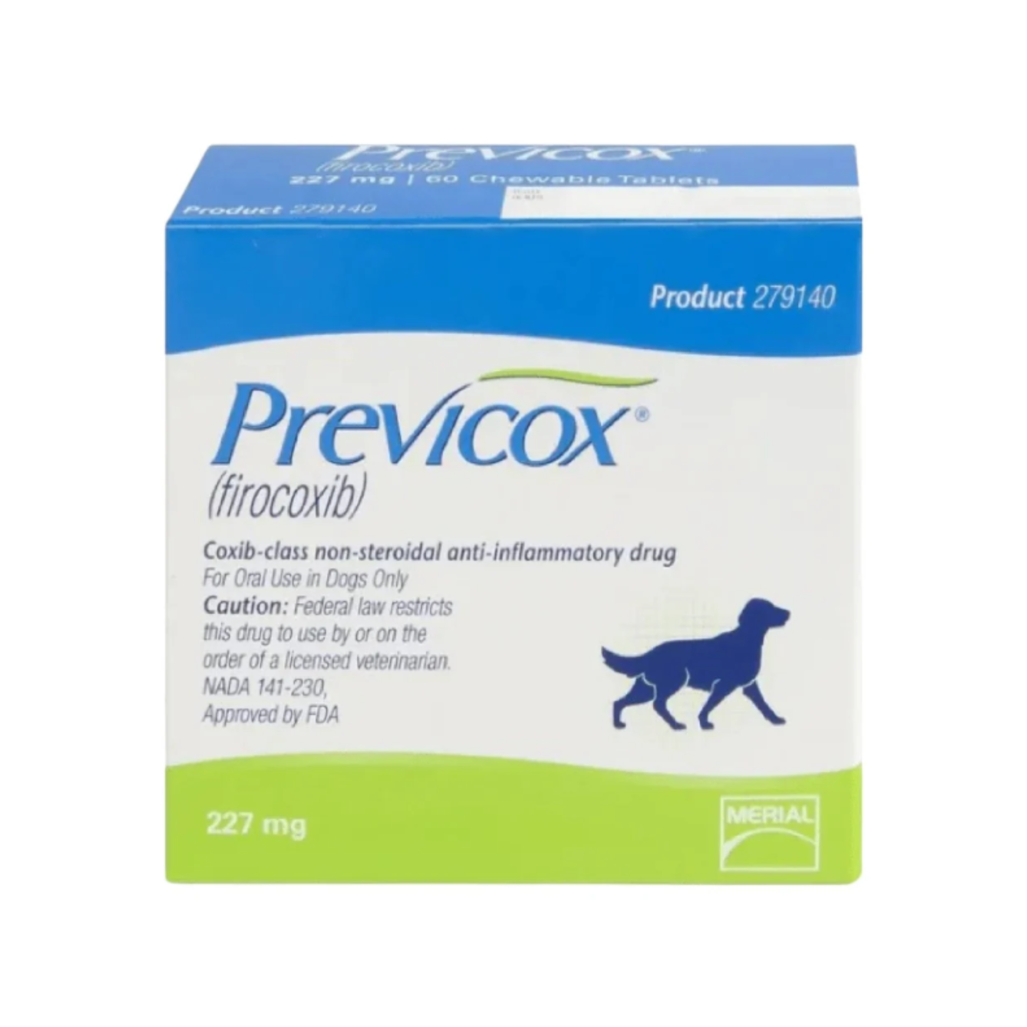 Previcox 227 mg L para Perros Grandes Frasco con 60 tabletas